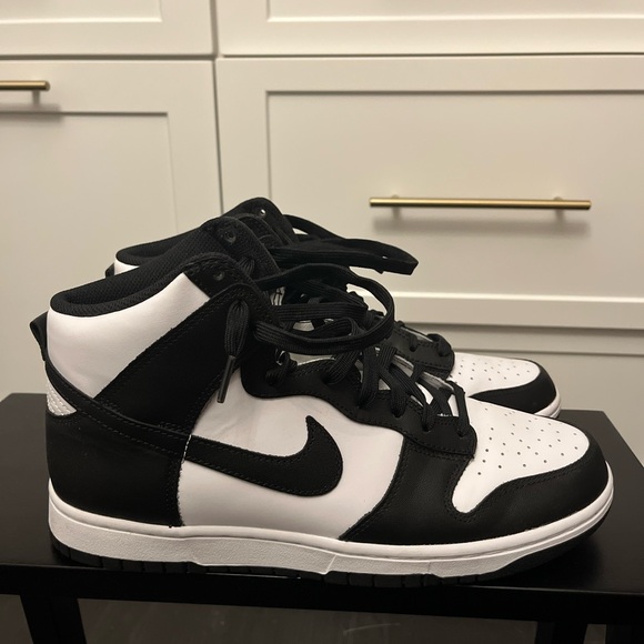 Nike | Shoes | Mens Nike Dunk High Top Pandas | Poshmark